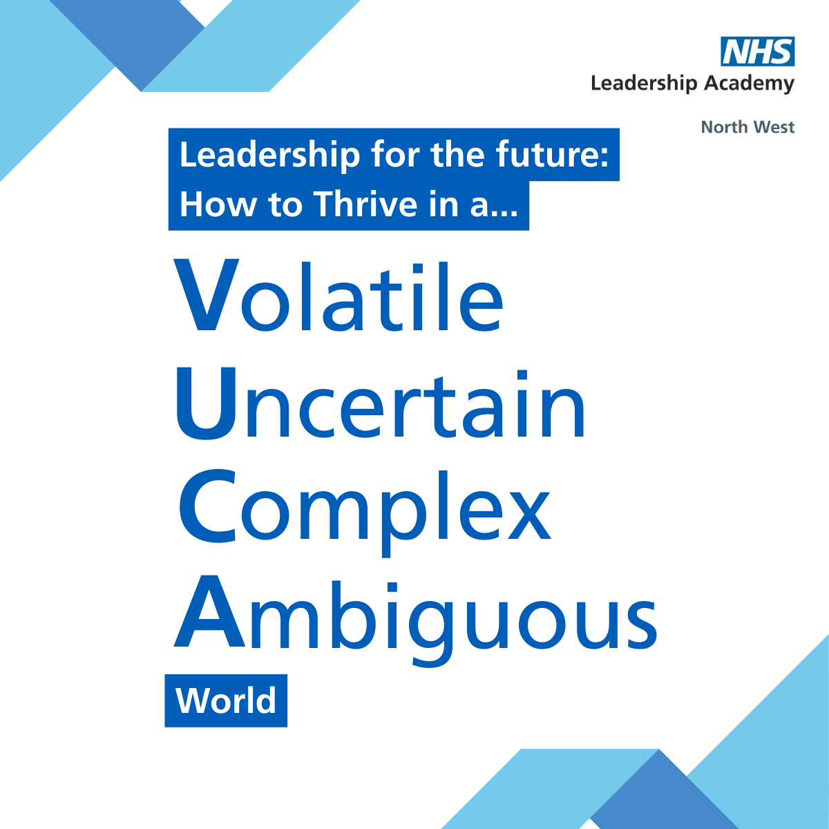 Development workshops – North West Leadership Academy